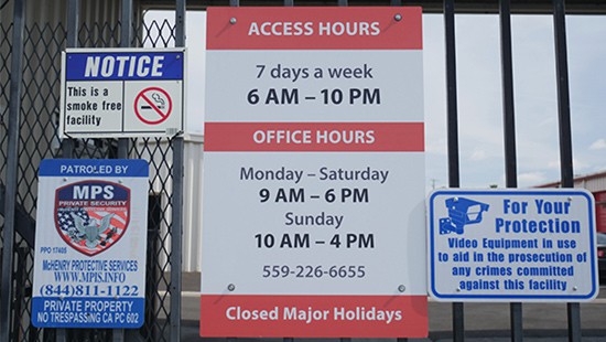 Self Storage Units & Business Storage in Fresno, CA