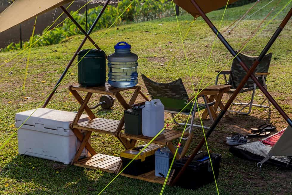 Camping Gear Storage